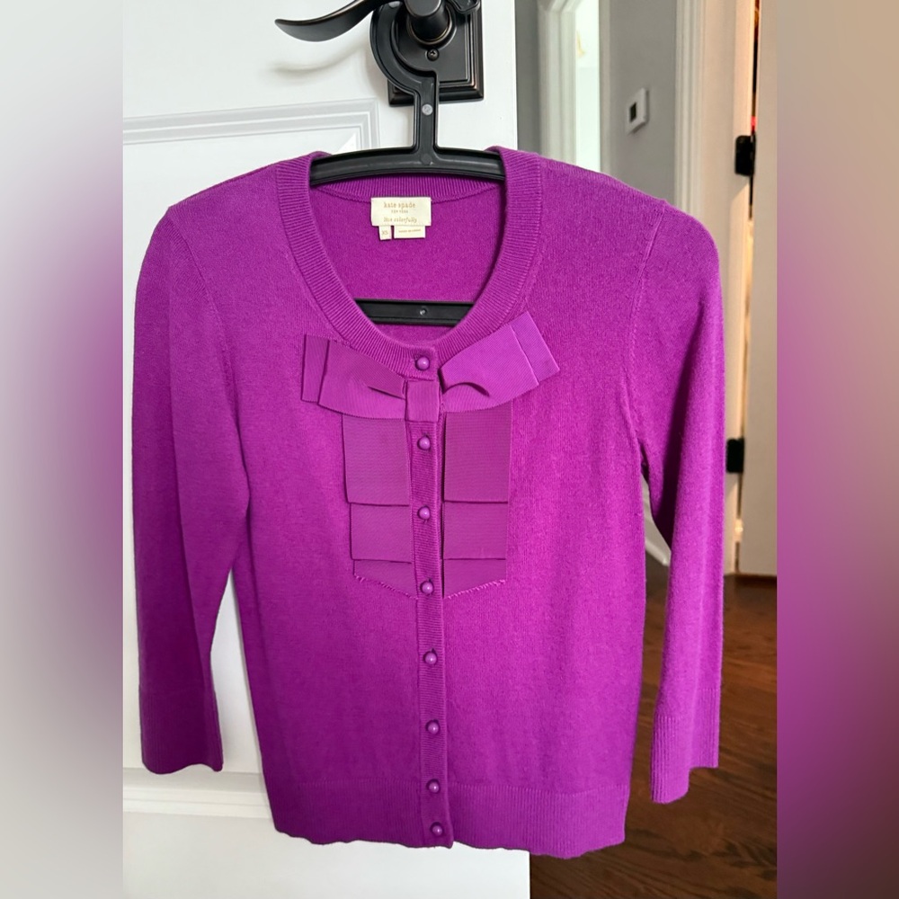 Kate Spade Purple Cardigan - Gem